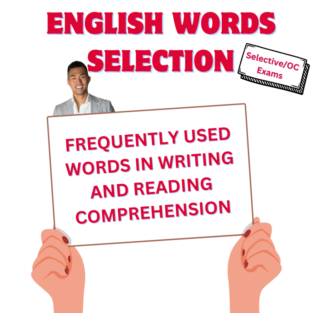 Frequently Used Words in OC/Selective Writing and Reading Comprehension ...